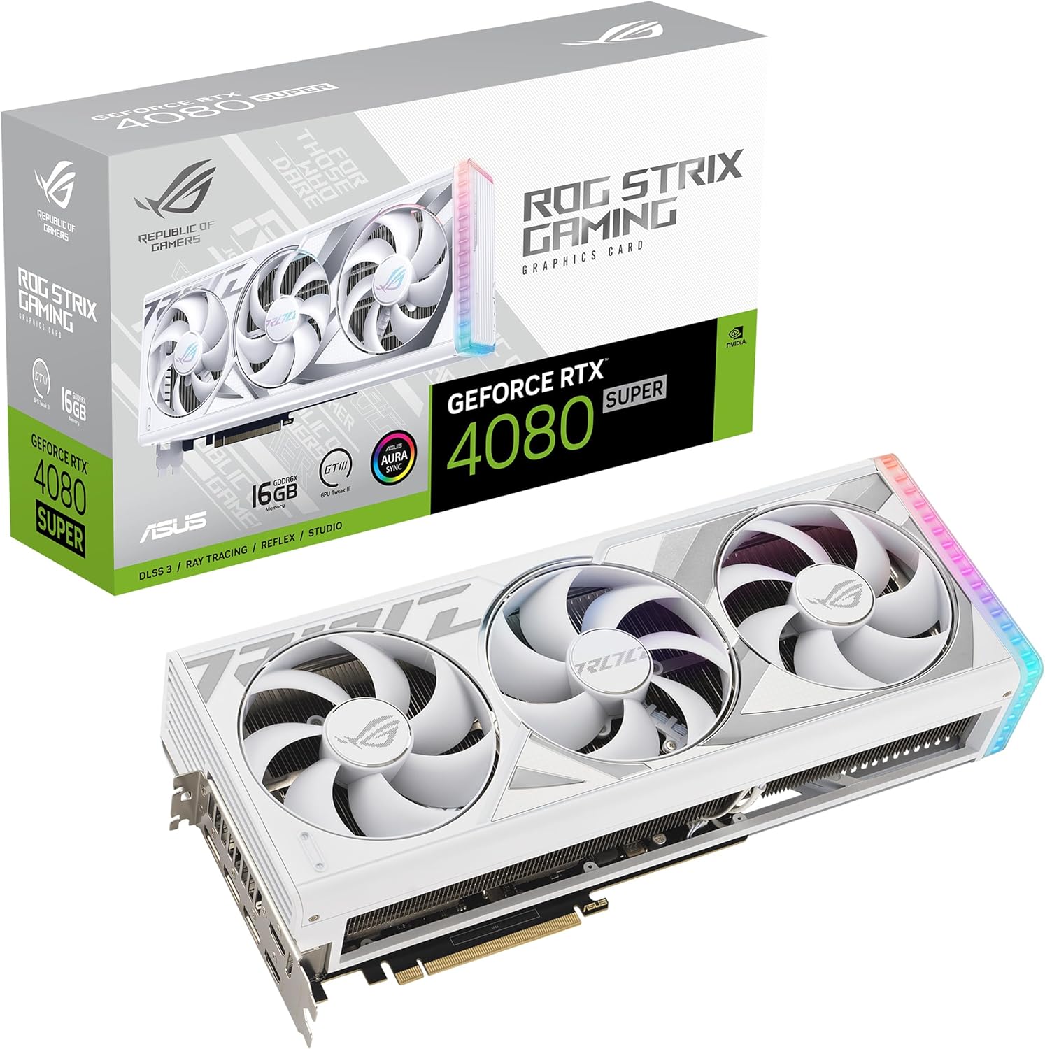 Amazon | ASUS ROG Strix GeForce RTX 4080 SUPER 搭載 ビデオカード 16GB GDDR6X ...