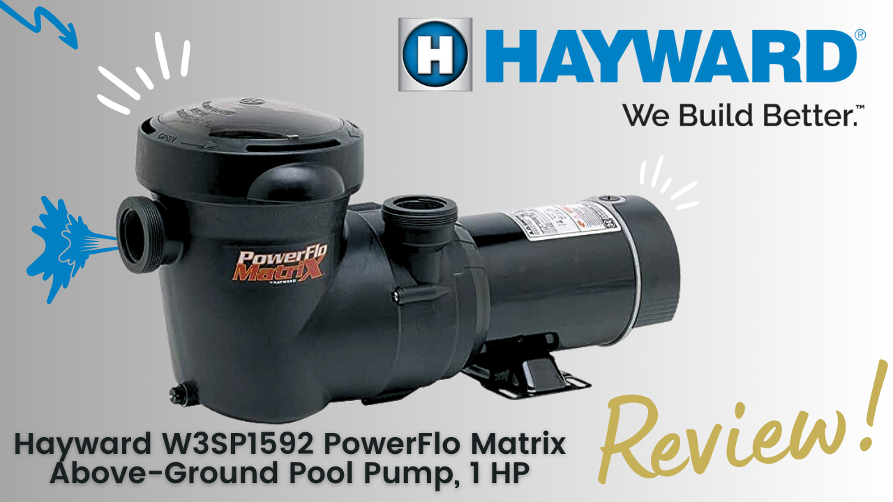 Watch Hayward PowerFlo Matrix Above Ground Pool Pump Review on Amazon Live