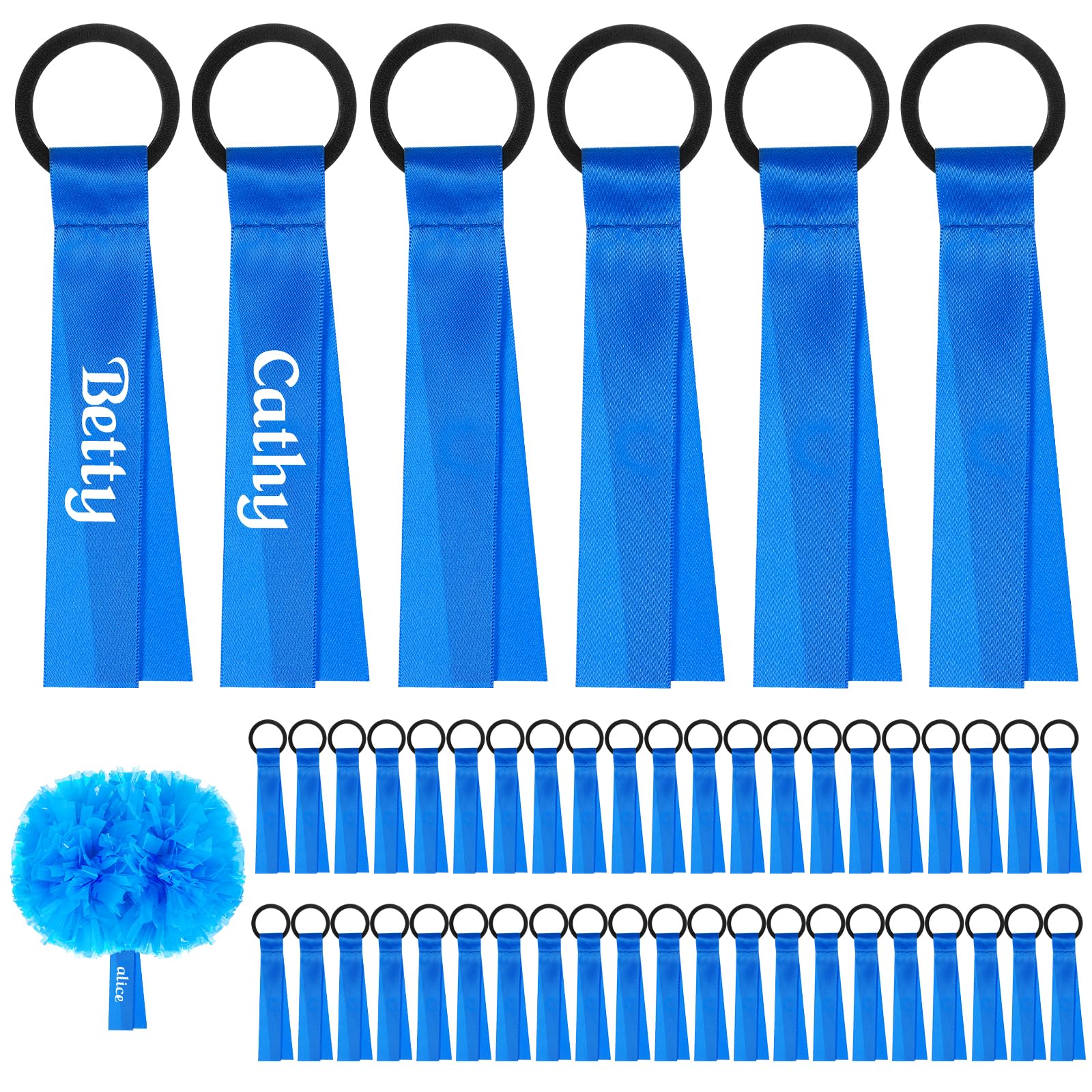Snapklik.com : VAIPI 48 Pcs Cheerleader Pom Poms Name Tags Cheerleading ...