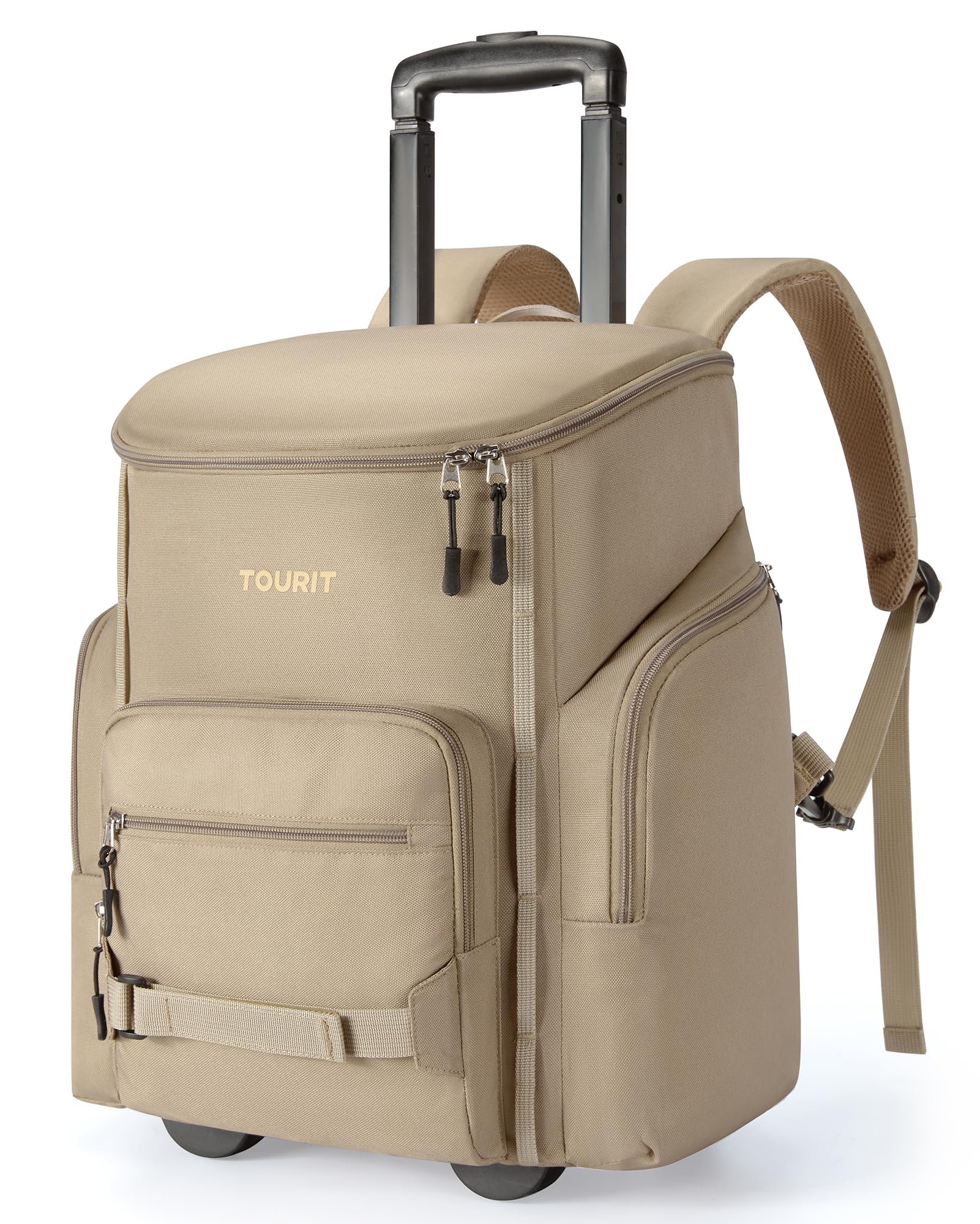 Snapklik.com : TOURIT Rolling Cooler Backpack: Leakproof Waterproof ...