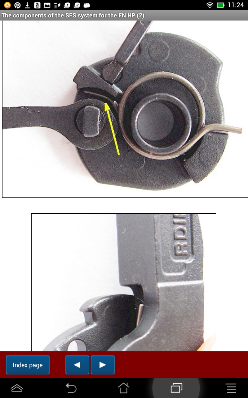 Safety Fast Shooting system (SFS) for Browning Hi-Power pistol ...