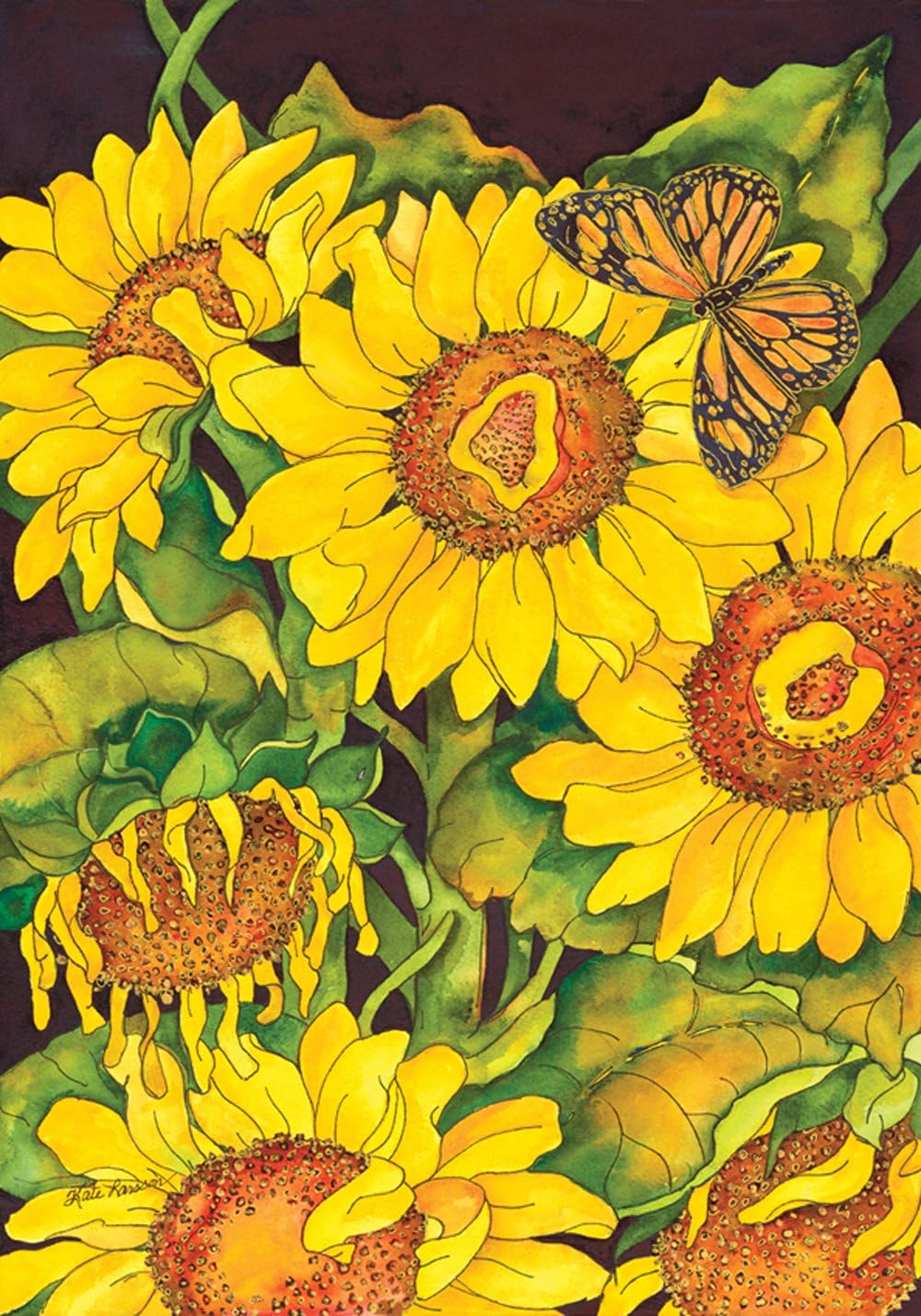 Amazon.com : Toland Home Garden 1012498 Summers Delight Flower Flag ...