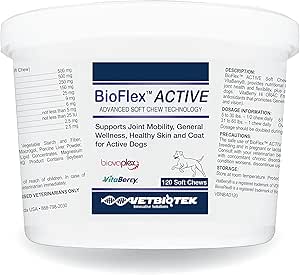 Amazon.com : VetBioTek Bioflex Active -120 Soft Chews (120 Count) : Pet ...