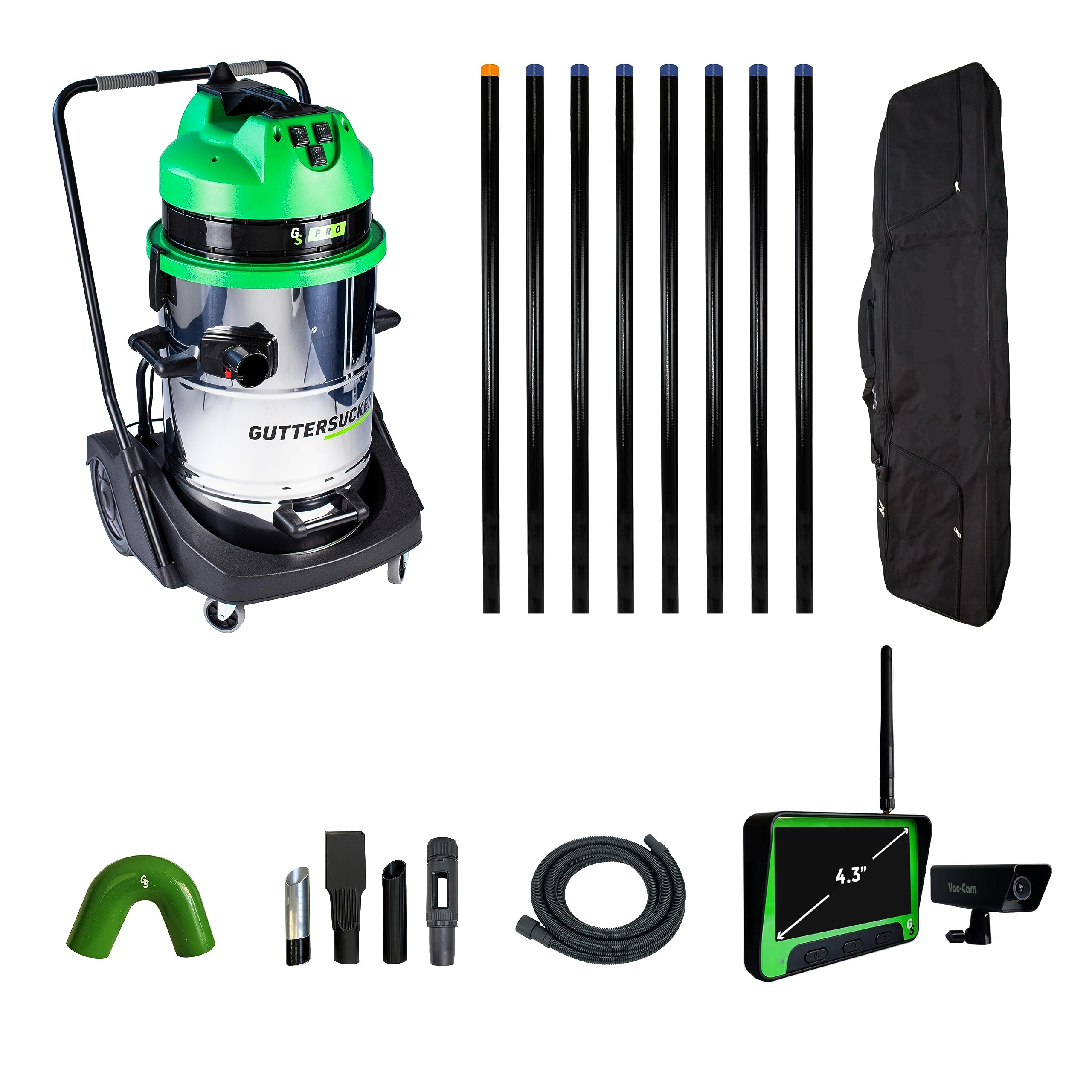 Gutter Sucker GutterSucker Gutter Cleaning Vacuum System (Pro Diamond ...