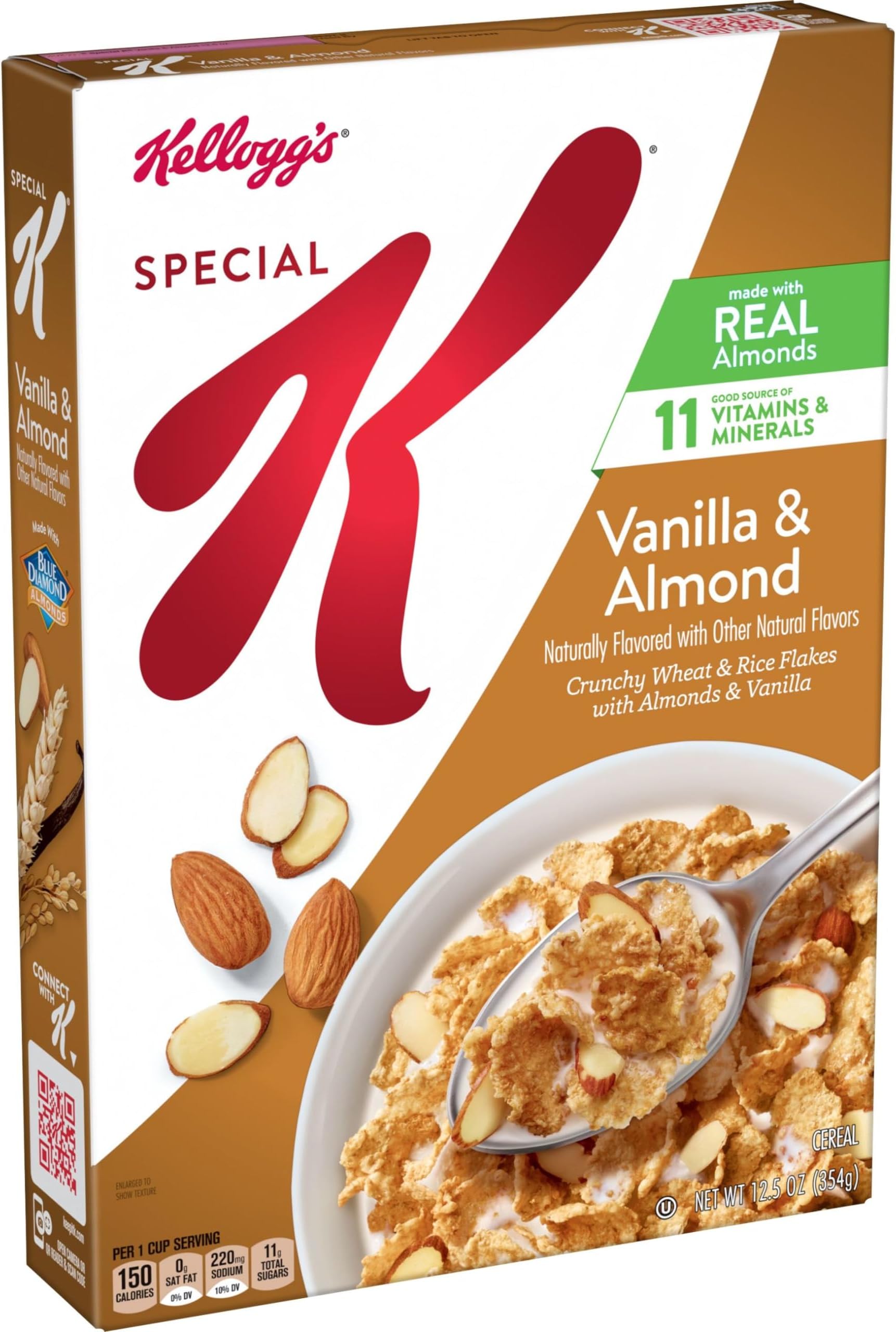 Amazon.com: Kellogg's Special K Breakfast Cereal, Fiber Cereal, Family ...