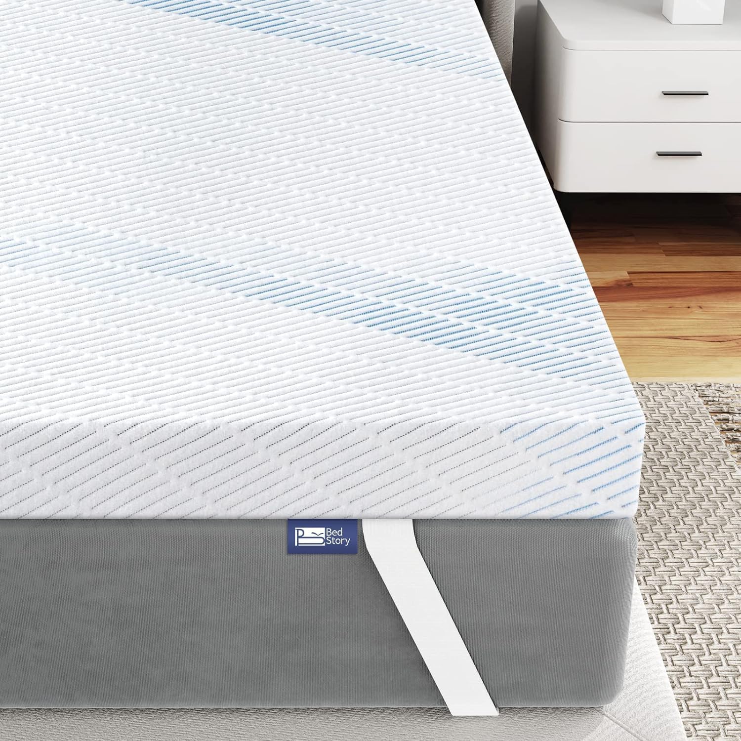 AviiatoR® 5cm Memory Foam Mattress Topper Single Bed, Made In The UK ...