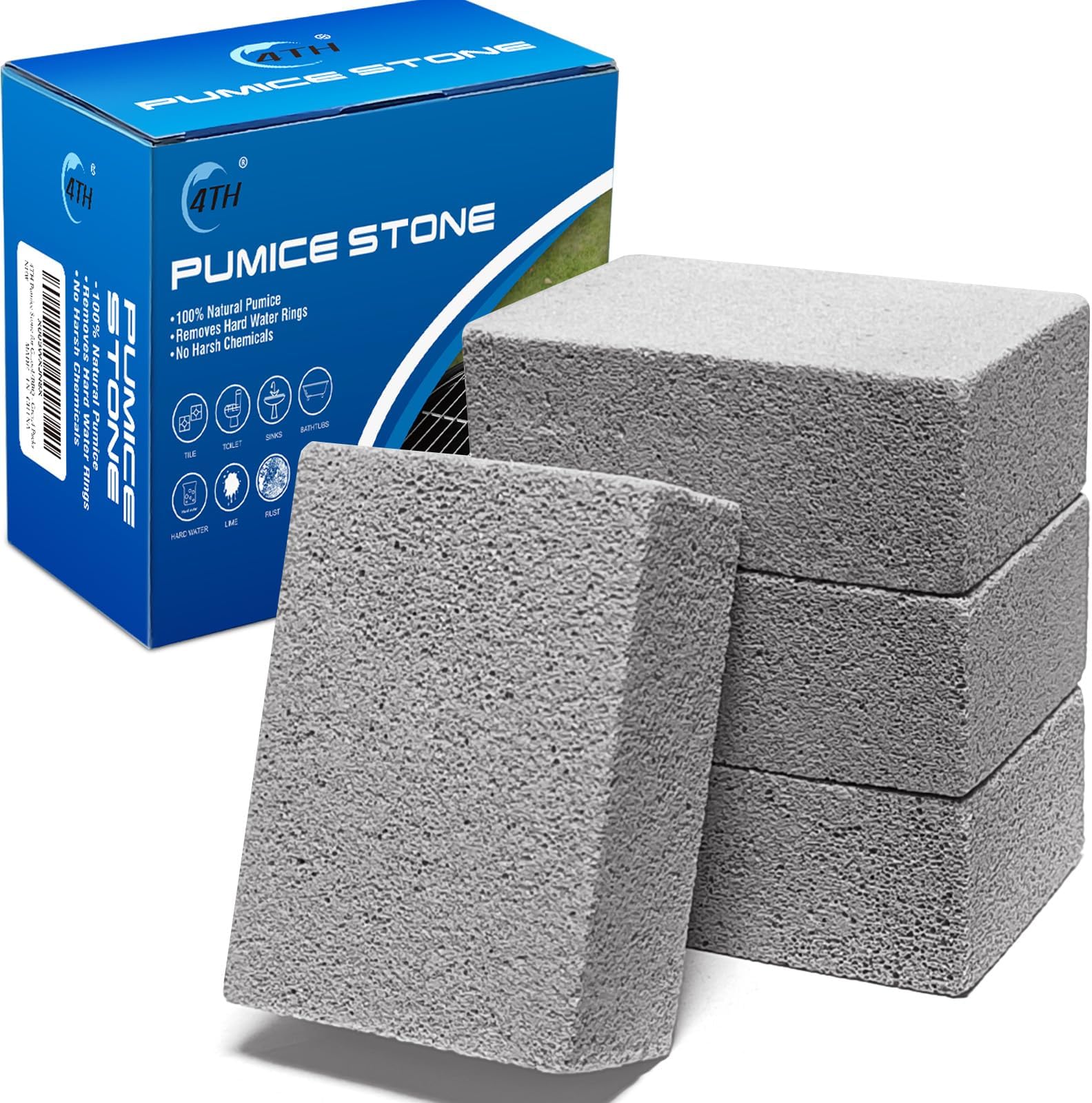 Amazon.com : Encoli Grill Cleaning Brick Block, Pumice Stone for ...