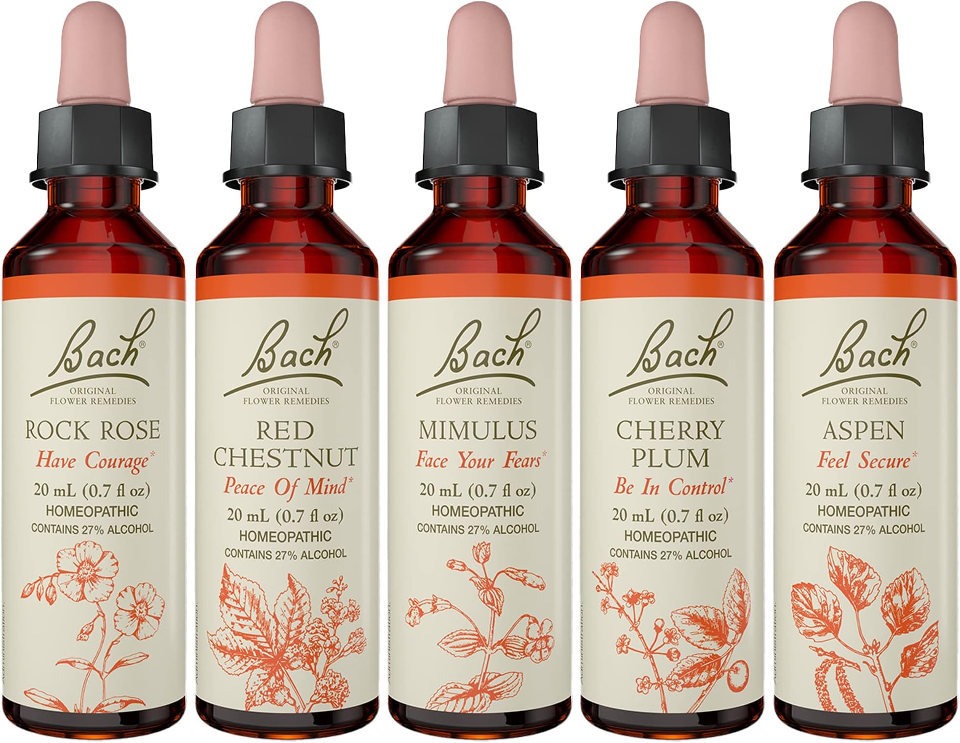 Amazon.com: Bach Original Flower Remedies Gift Set, Vegan Friendly, 38 ...