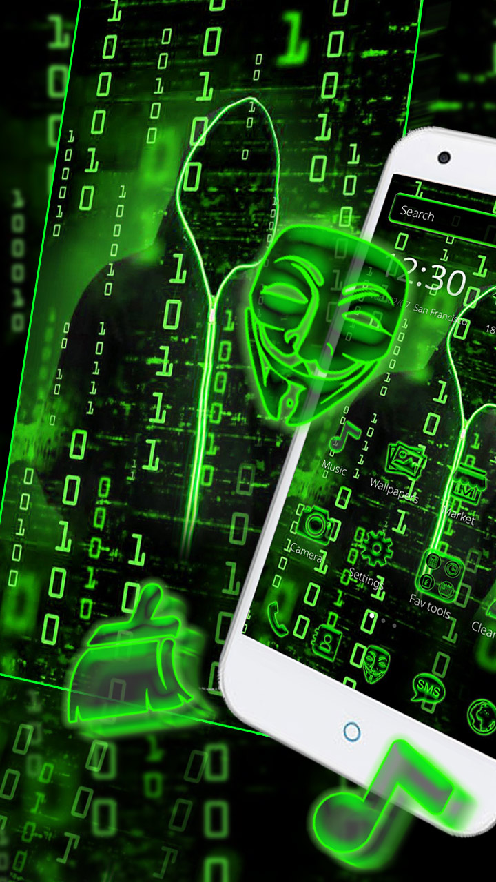 Neon Secret Hacker Launcher Theme - App on the Amazon Appstore