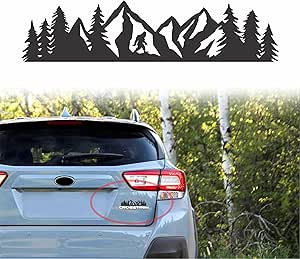 Amazon.com - Sasquatch Car Decal, Bigfoot Mountain Sticker for Trunk ...