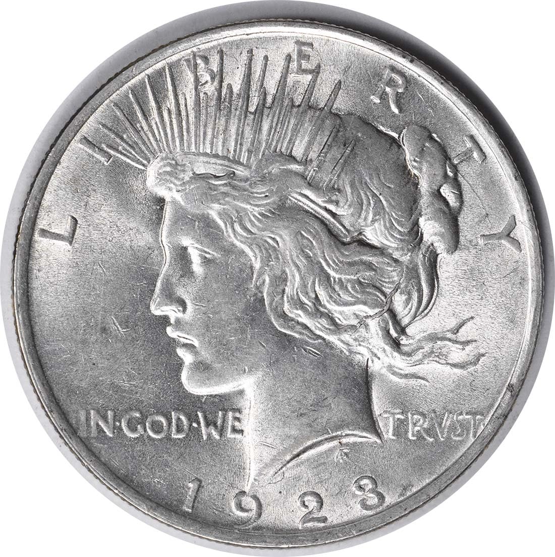 1923 P Peace VAM 1B Dollar Extra Hair Uncertified AU at Amazon's ...