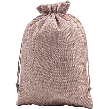 Amazon.com: CleverDelights 10" x 14" Burlap Bags with Drawstring - 10 ...