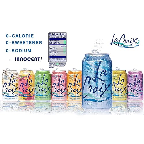 Snapklik.com : La Croix Sparkling Water Variety Pack, 12 Fl Oz Cans - In Sanisco Box