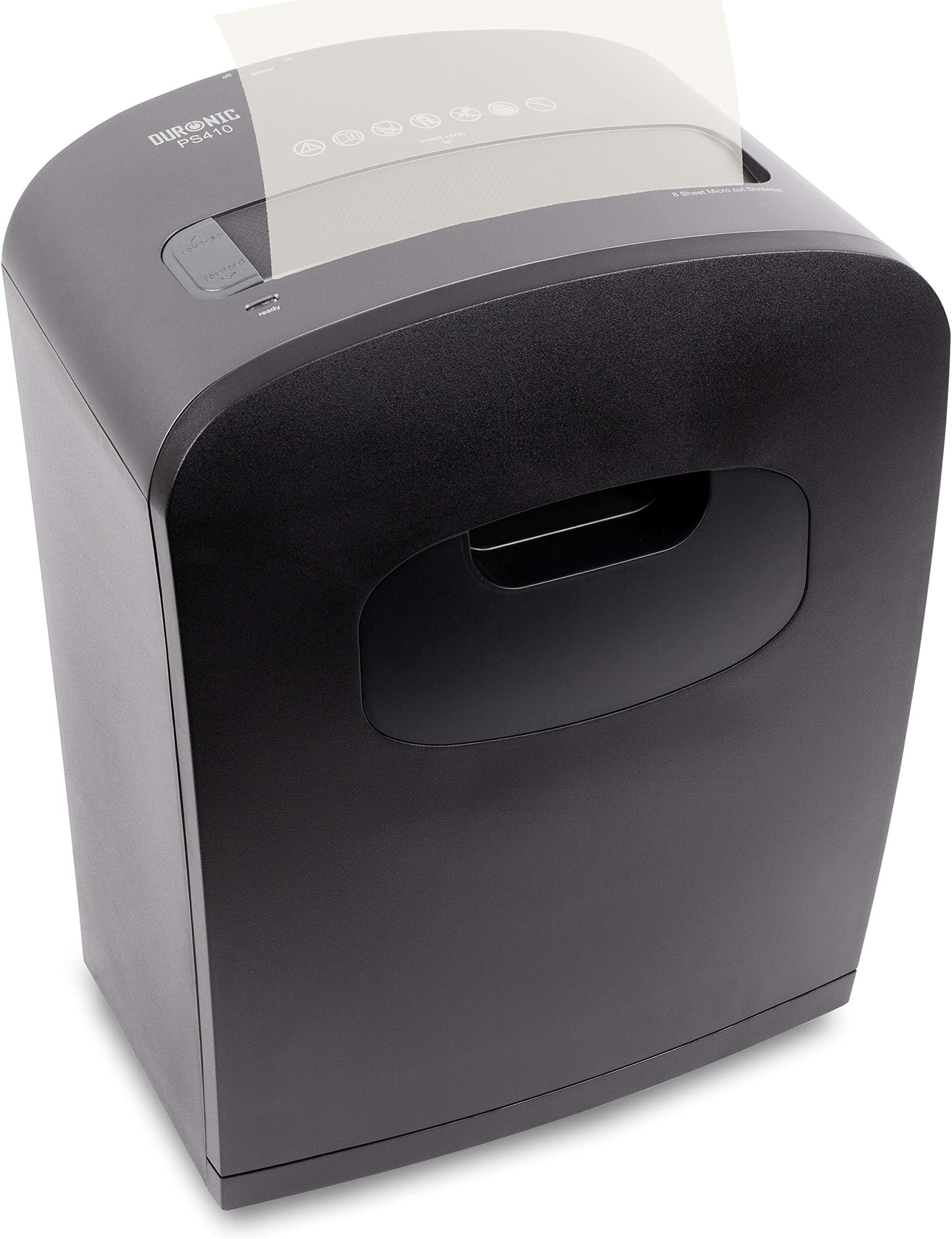 Duronic Micro Cut Paper Shredder PS410 Personal Data Shredders, 8 Sheet ...