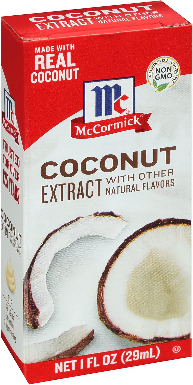 6-pk McCormick Imitation Coconut Extract, 28.3g : Amazon.co.uk: Grocery