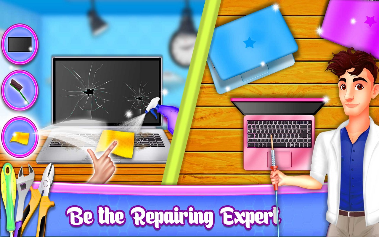 Electronics Repairing Game - Repair the mobile phone & laptop in fun ...