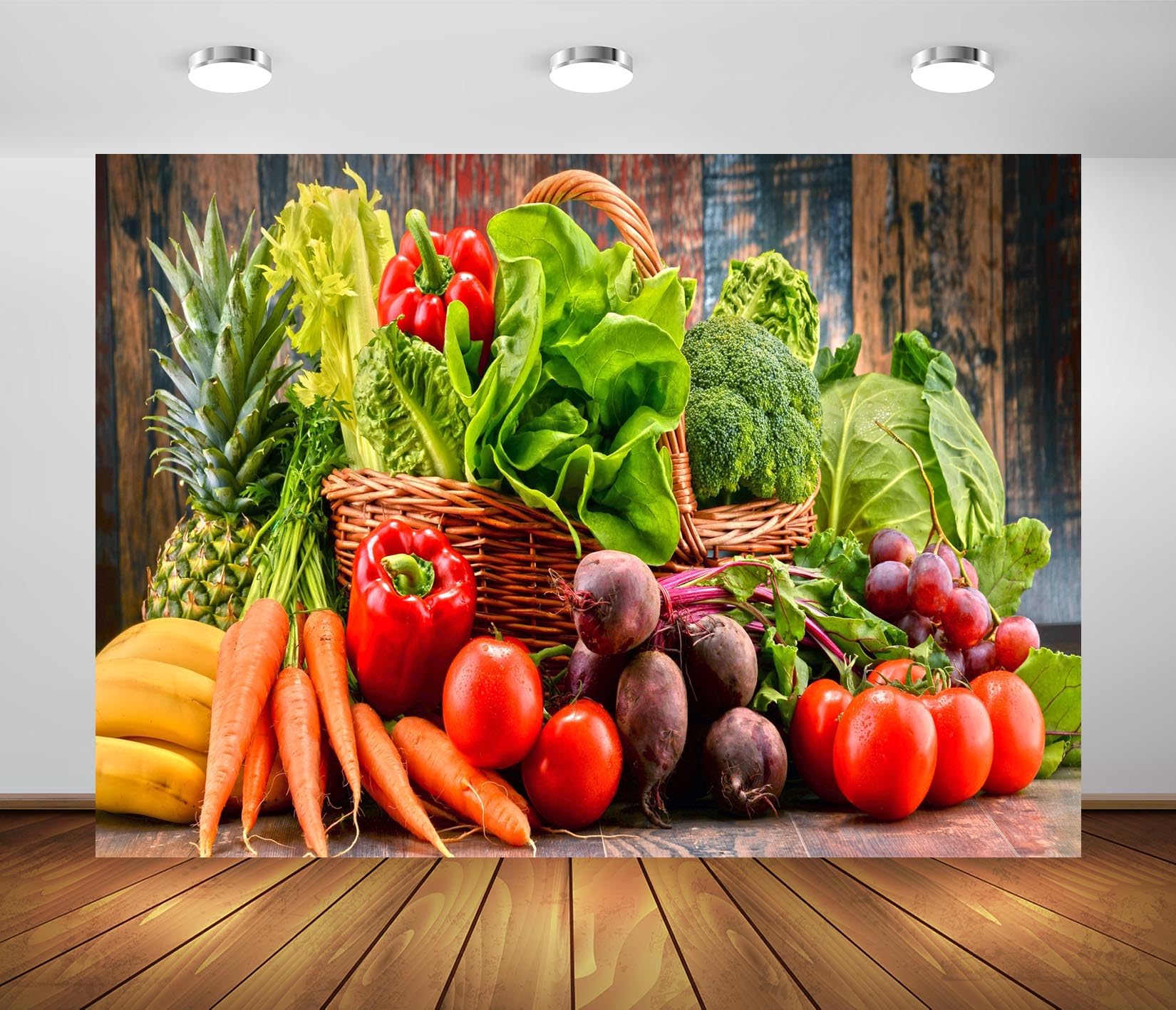 Harvest Backdrop BELECO 9x6ft Farm Market Backdrop - Fruits ...