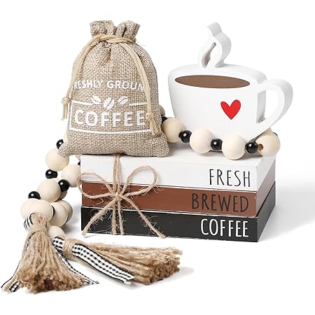 Amazon.com: 5 Pieces Coffee Bar Table Sign, Mini Coffee Bar Sign Coffee ...