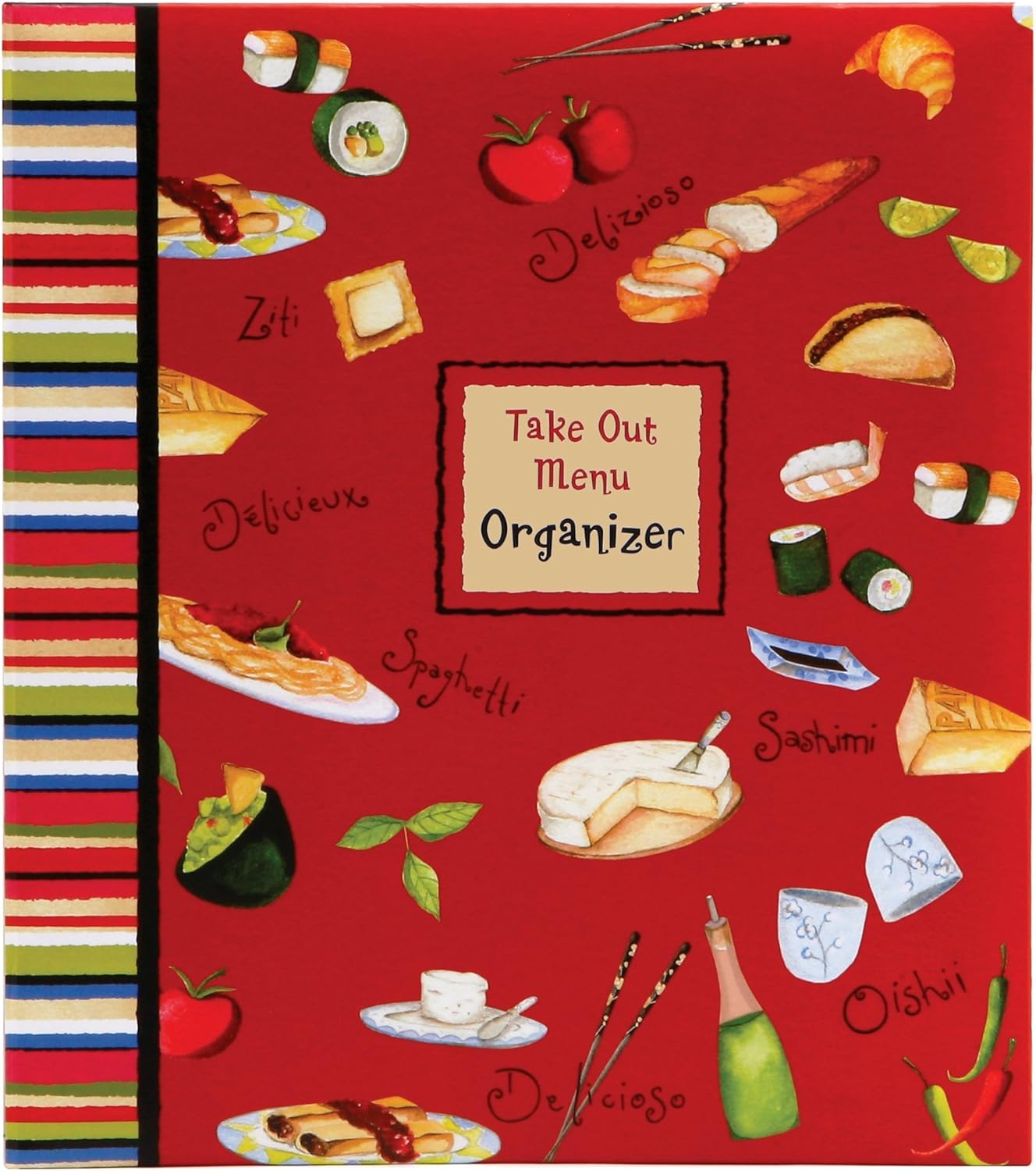 Amazon.com: C.R. Gibson Deluxe Take Out Menu Organizer, International ...