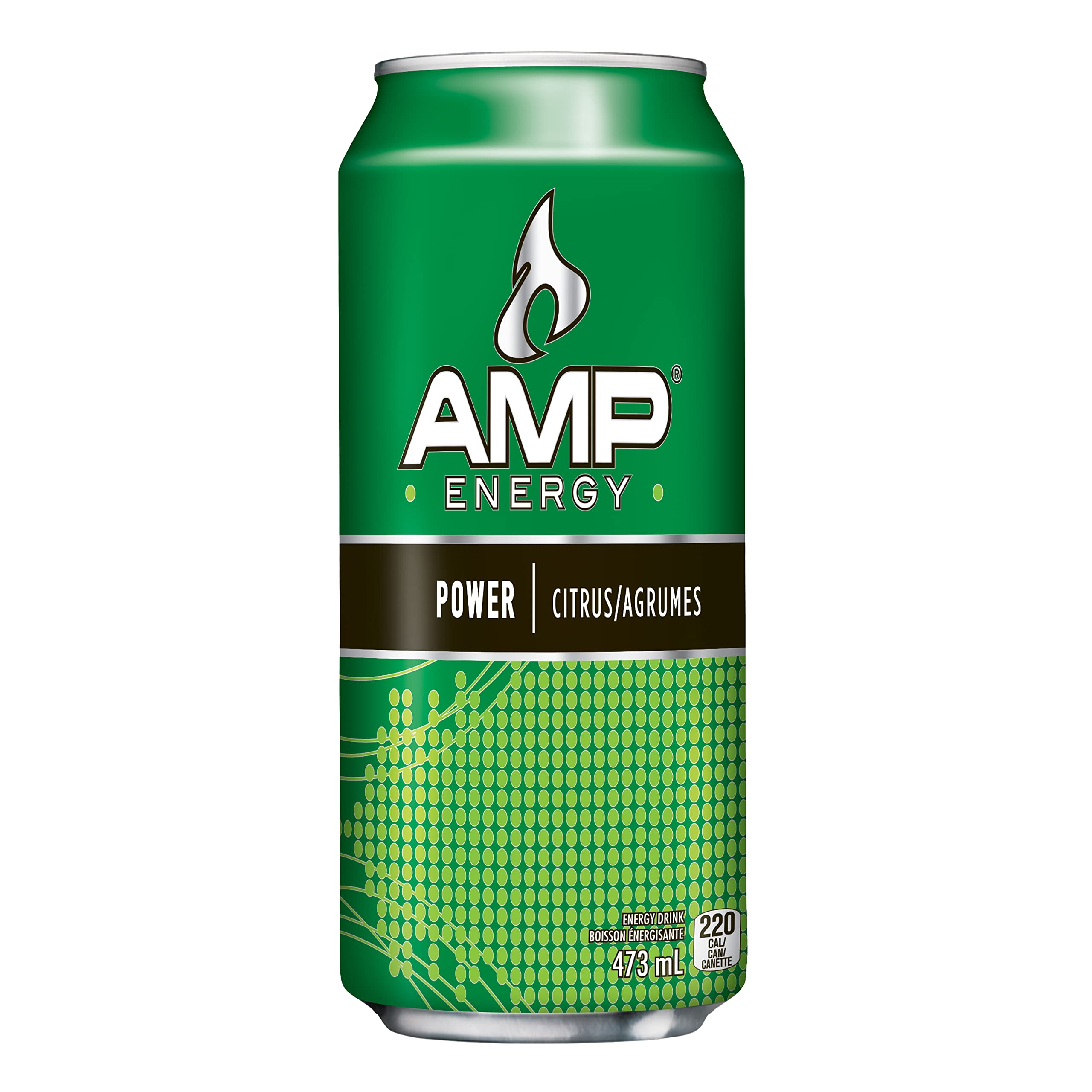 Amp Energy Drink Amp Energy, Original, Caffeine, B Vitamins, 16 Fl Oz.
