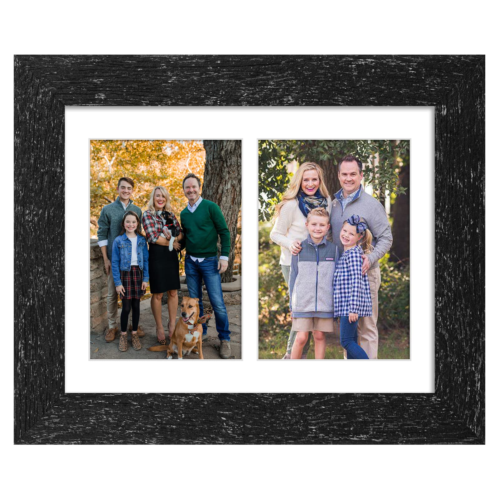 Gaevuian 8.5x11 Picture Frame Display 2 opening Double 5x7 Picture ...