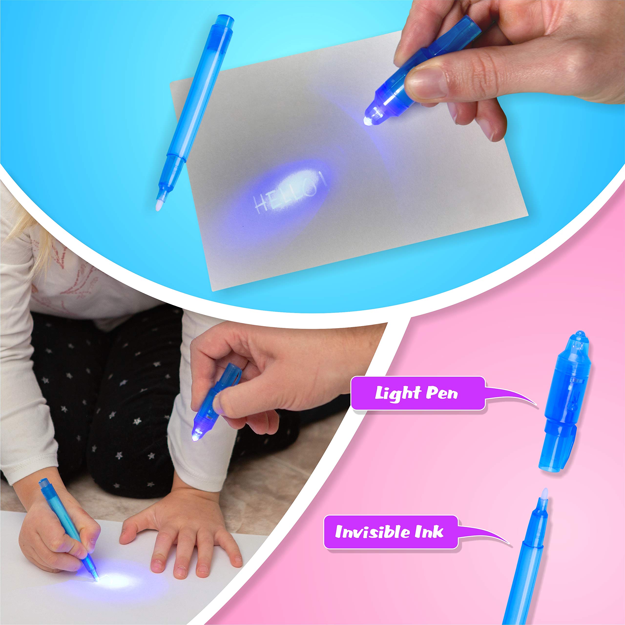 Kids Magic Glow Pad Drawing Board with Real Light [A4 Size] by iLight ...