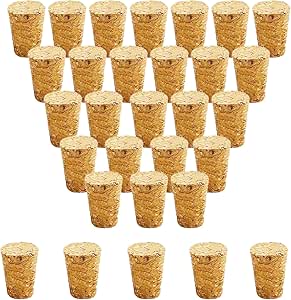 Amazon.com: 30Pcs Tapered Cork Plugs Wooden Wine Corks Stoppers ...