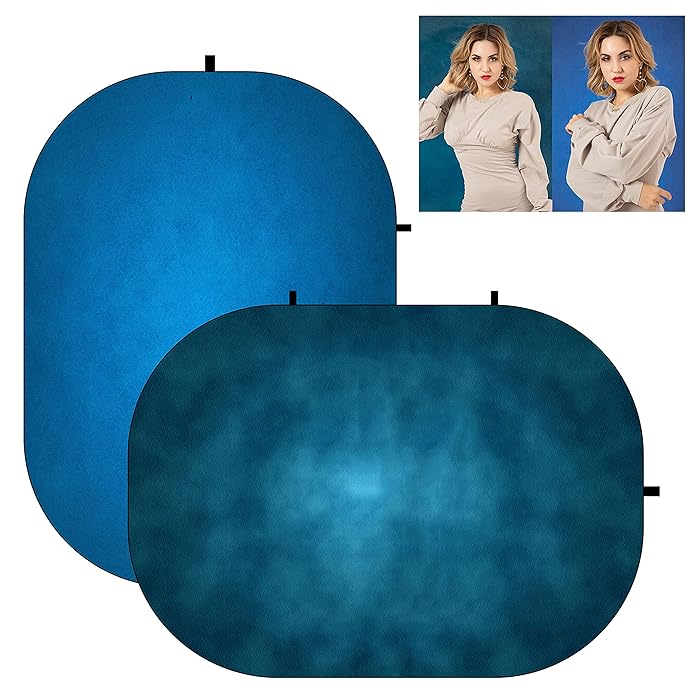 Buy Kate 5x6.5ft(1.5x2m) Collapsible Backdrop Blue Gradual Pop up ...