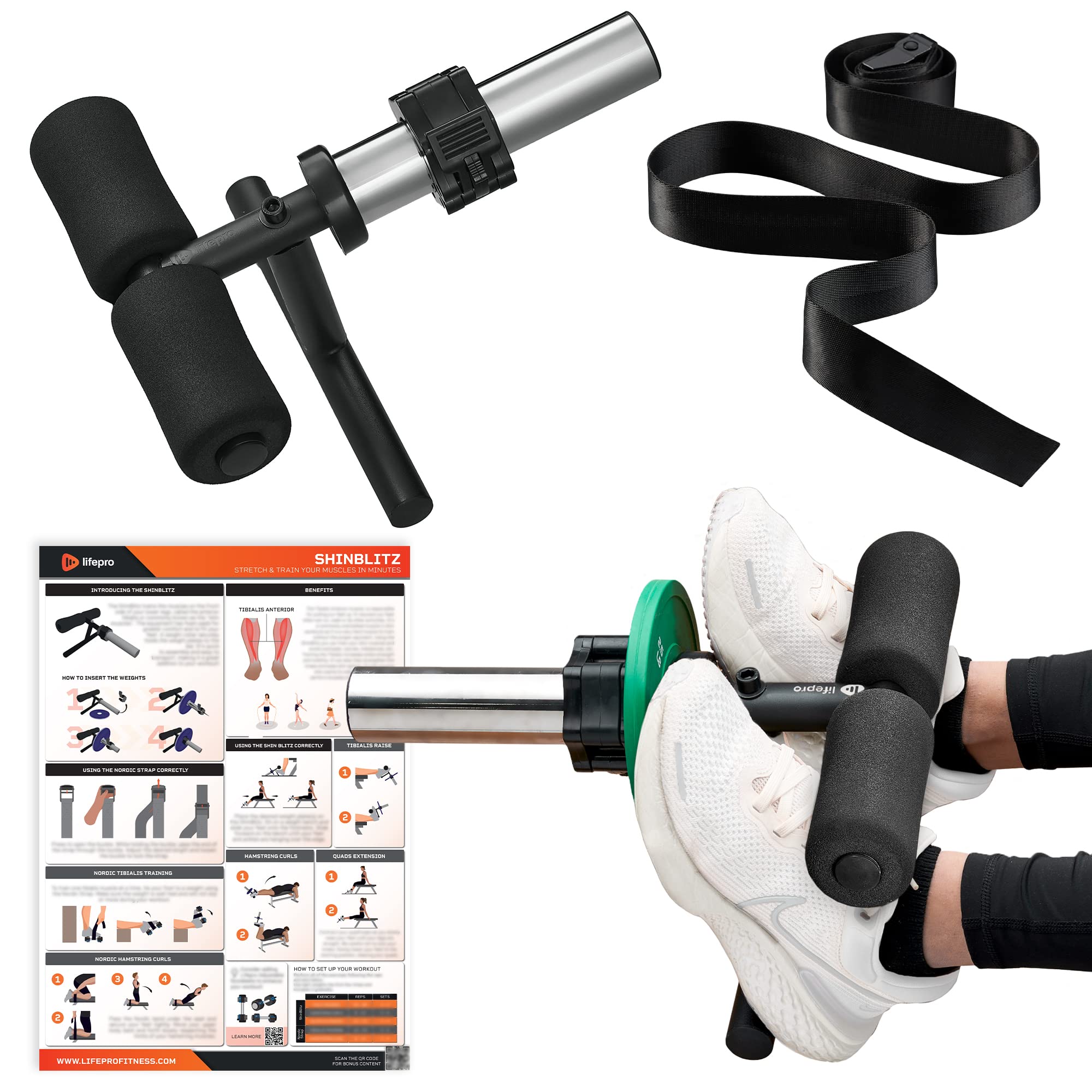 Buy Lifepro Tibialis Trainer - Rugged & Compact Tibialis Bar (Tib Bar ...