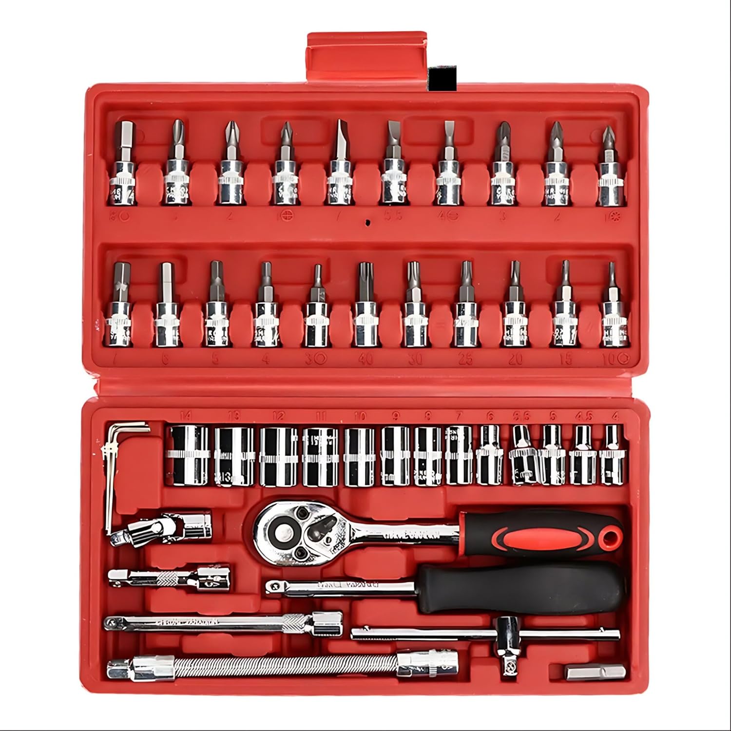 Stainless Steel Power Tool Kit 42 in 1 Screwdriver Set, 6 Inch : Amazon ...