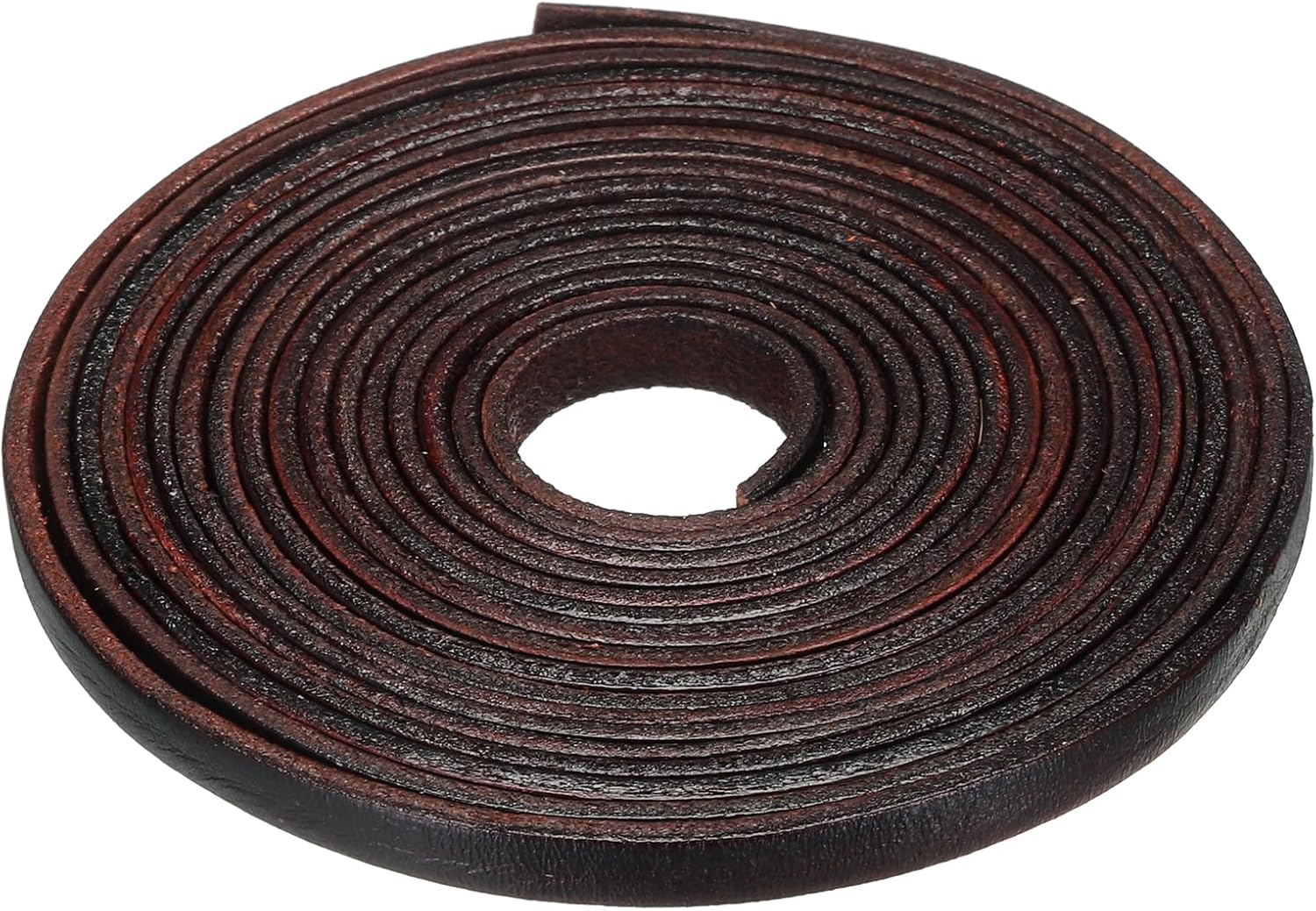 Amazon.com: uxcell 3.3 Yards 8mm Flat Leather Cord, Leather Lacing ...