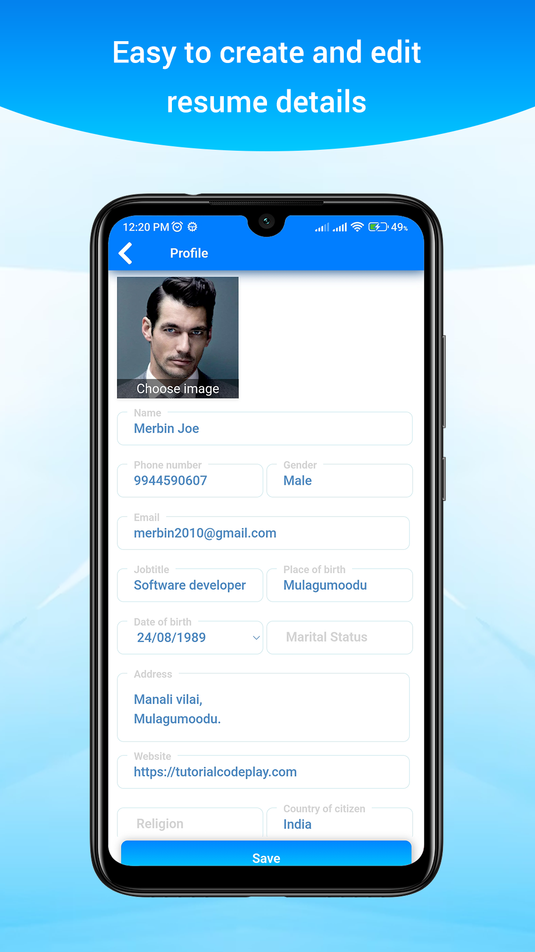 Resume builder & CV generator - App on Amazon Appstore