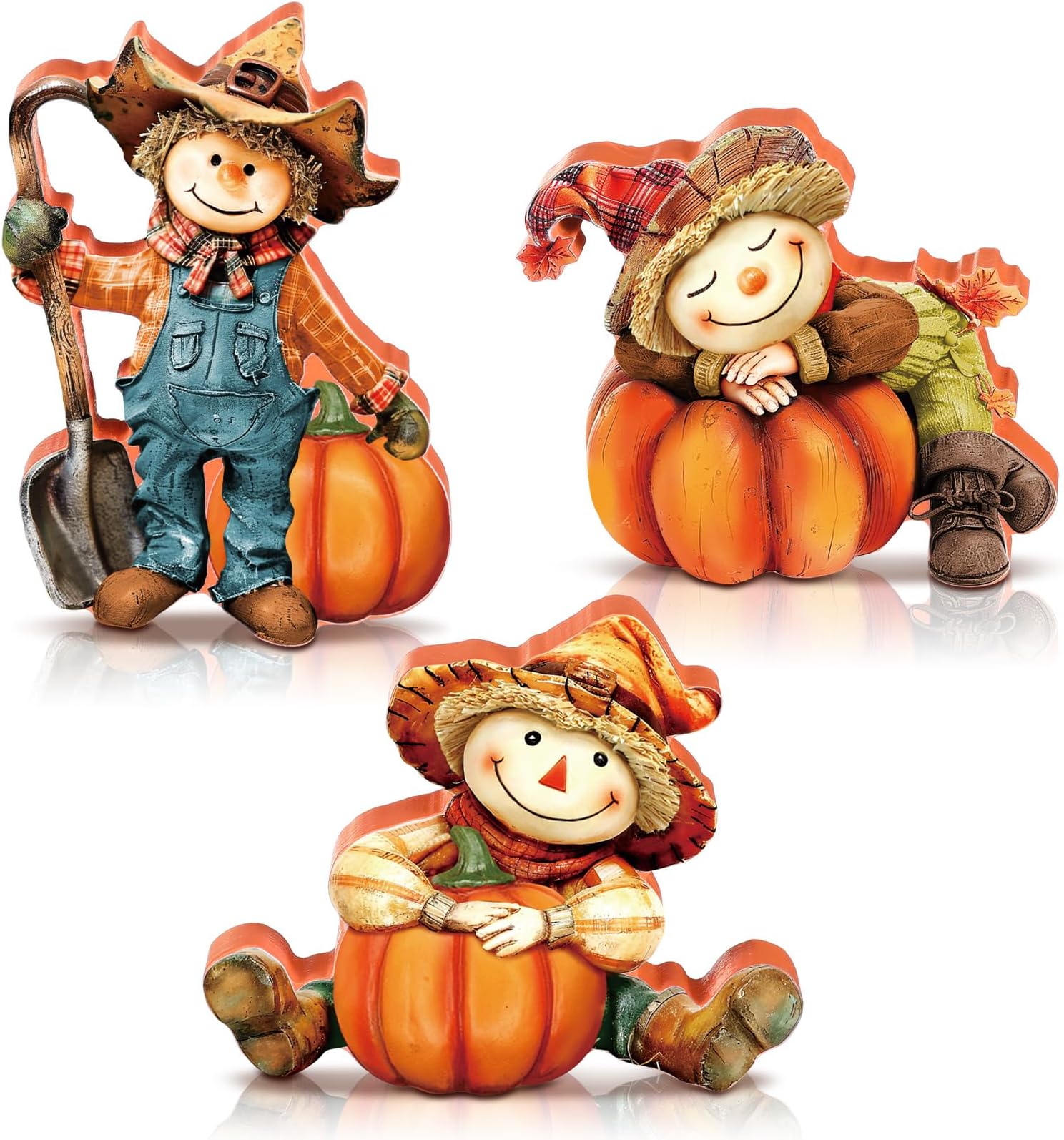 Amazon.com: Gift Boutique Thanksgiving Figurines Table Top Decor Set of ...