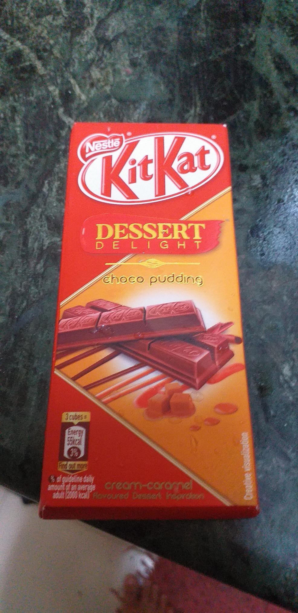 KIT KAT Nestle Kitkat Dessert Delight Divine Choco Pudding Wafer Coated ...