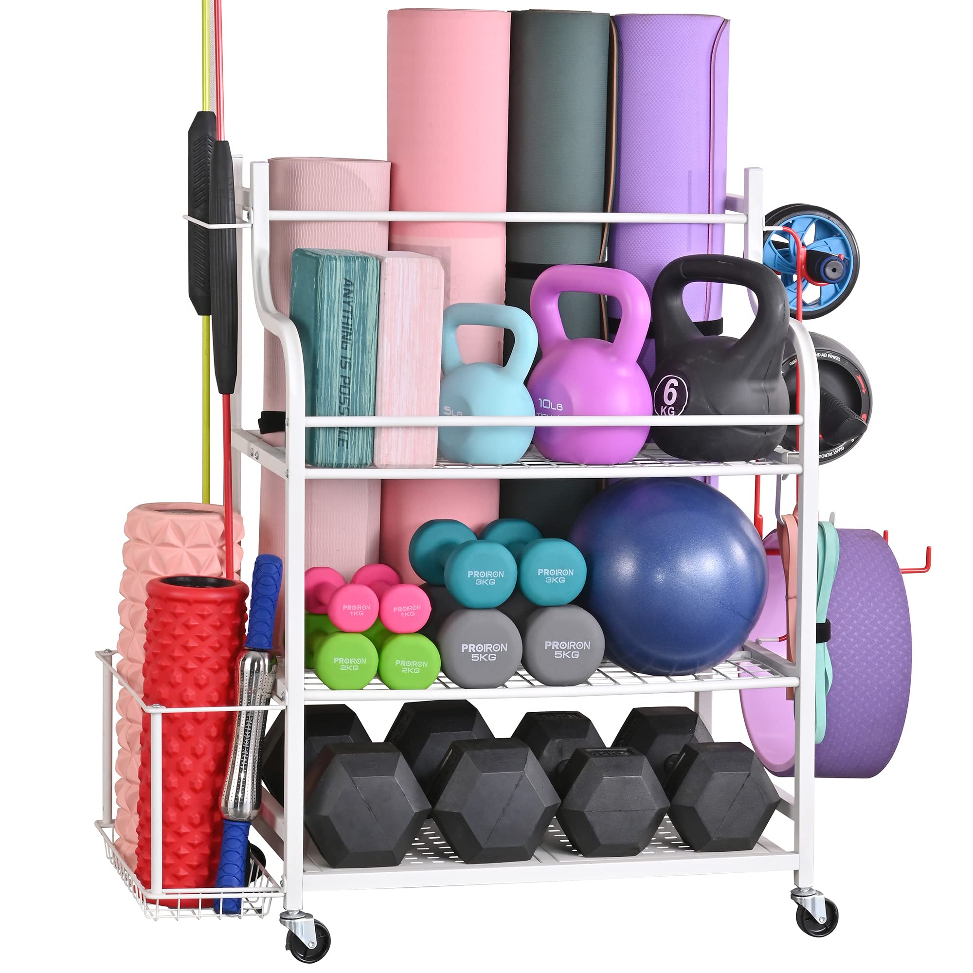 Snapklik.com : Mythinglogic Yoga Mat Storage Racks,Home Gym Storage ...