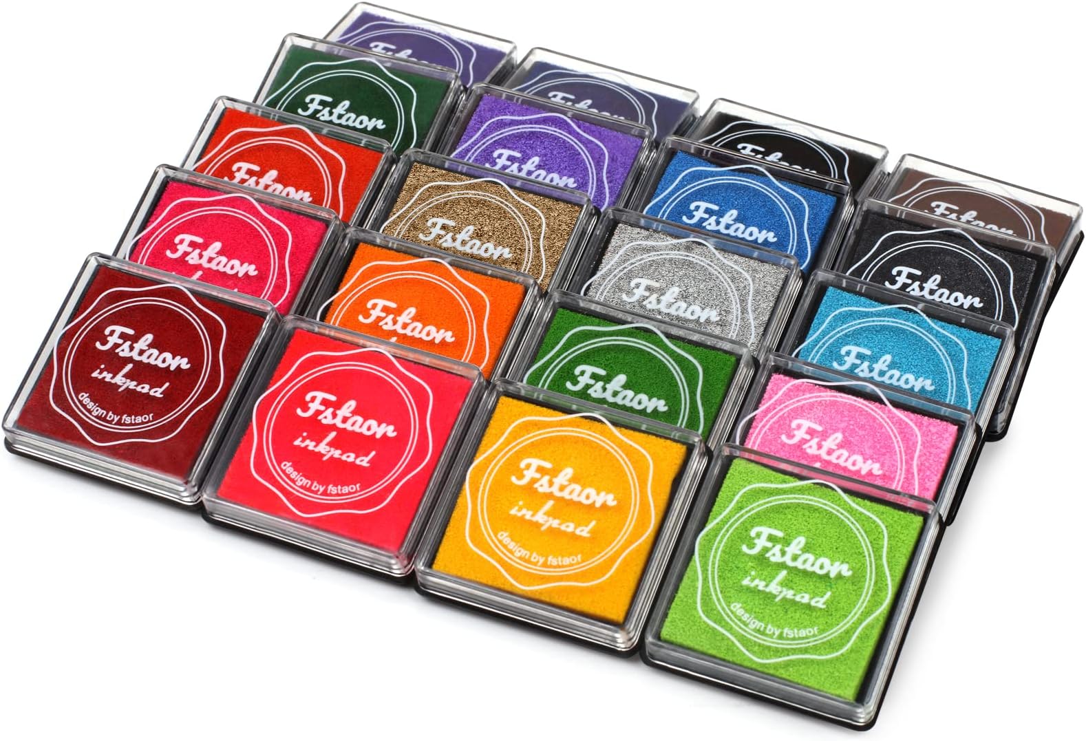Amazon.com: YPSelected Craft Ink Pad Inkpad for Paper Wood Fabric 15 ...