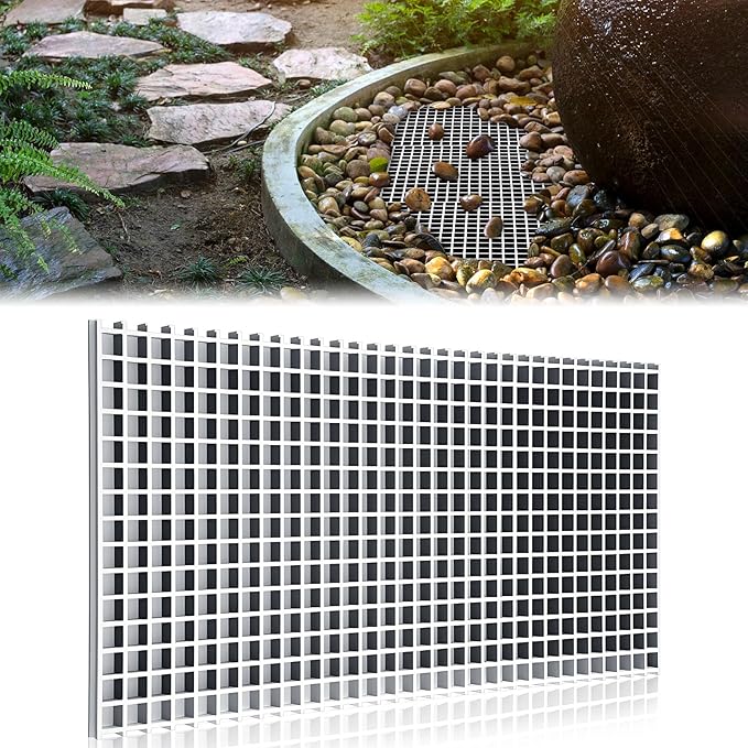 Amazon.com : DoubleFill 1 Pack Large Fountain Basin Grate for Pond and ...
