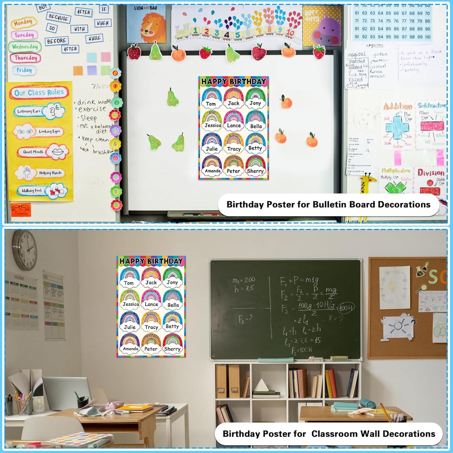 WhatSign Birthday Chart - Poster for School Bermuda | Ubuy