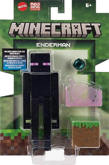 Amazon.com: Mattel Minecraft Action Figures & Accessories Set, 3.25 ...