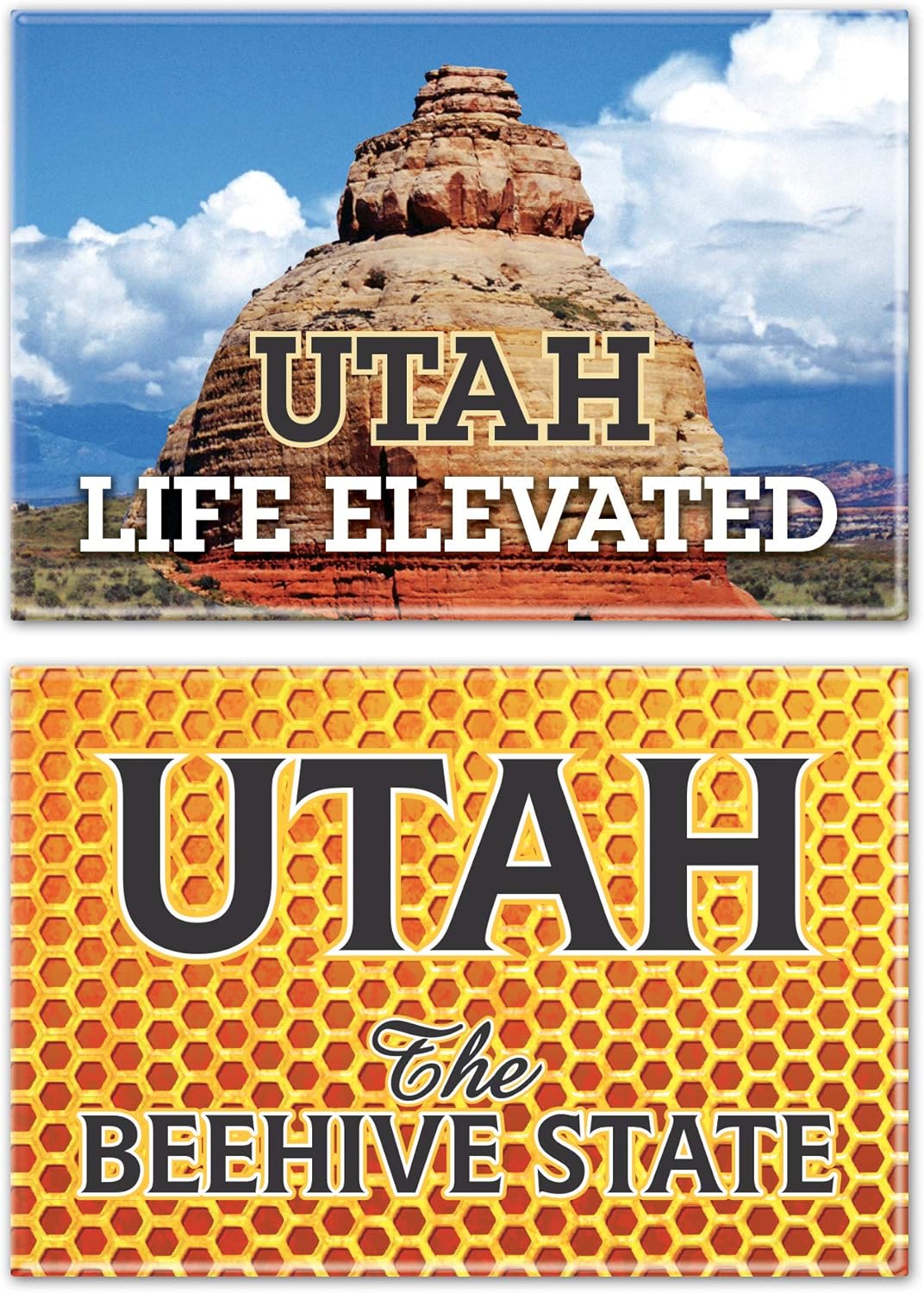 Amazon.com : WinCraft Destination Utah State/Utah Rectangle Magnet ...