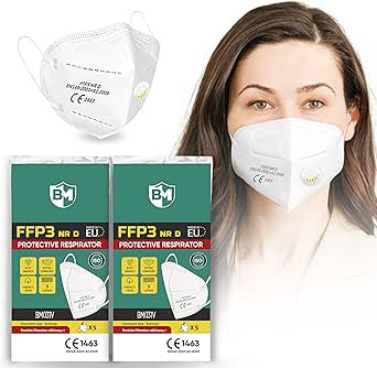 30 x FFP3 Face Mask UK | Respirator Mask | Face Masks | Face Covering ...