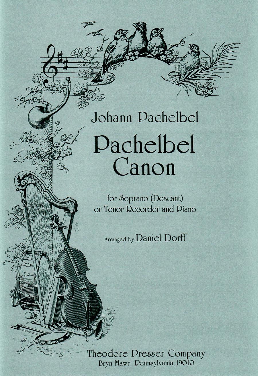 Amazon.com: Pachelbel Canon for Soprano (Descant) or Tenor Recorder and ...