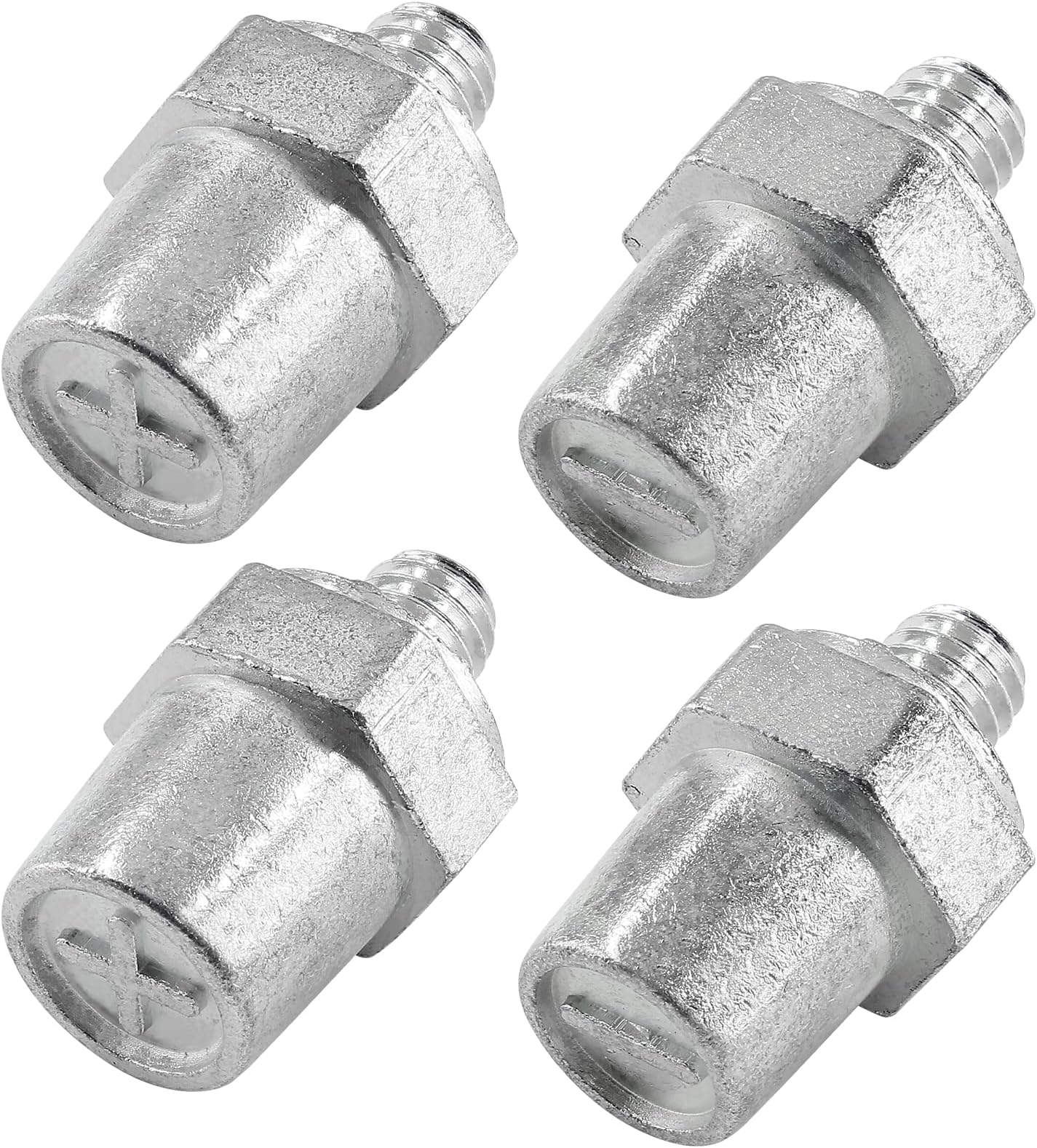 Amazon.com: Biaungdo Two Pairs Zinc Alloy Battery Side Terminal ...