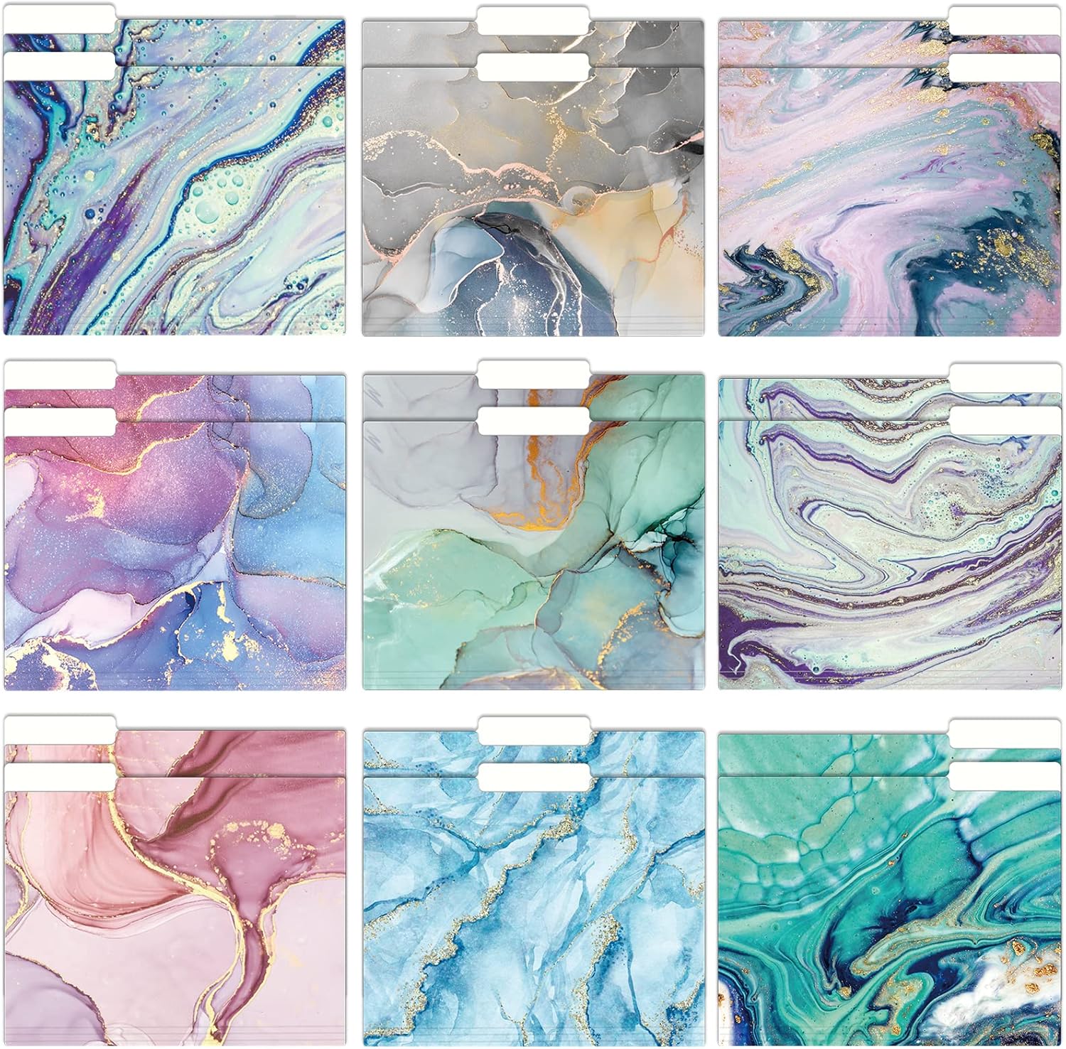 Amazon.com : EOOUT 18 Pack Decorative File Folders Cute File Folders ...