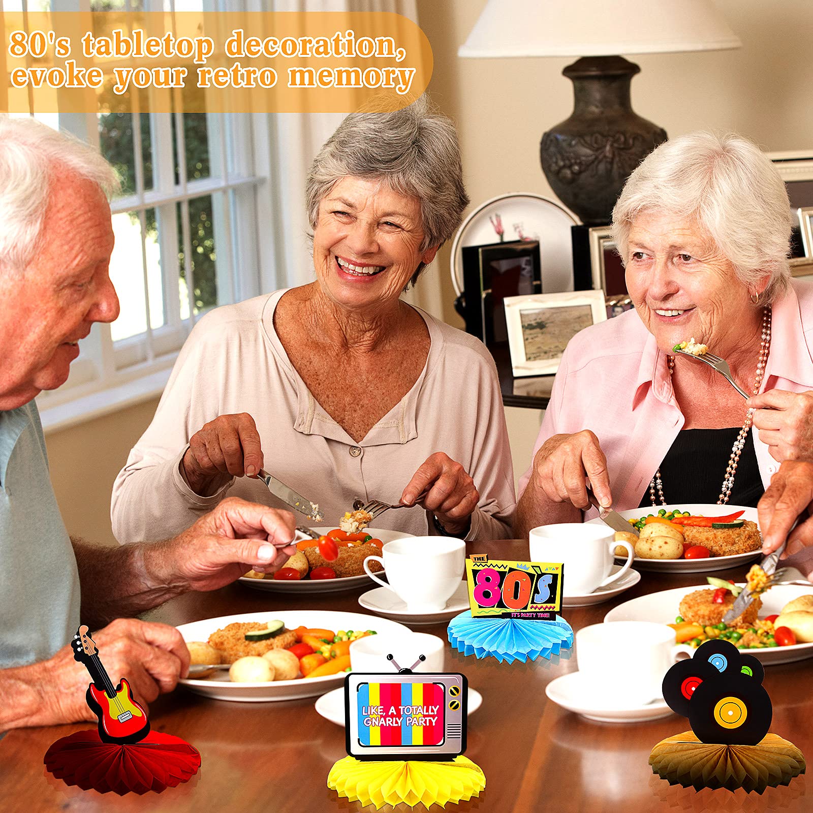 Buy 8 Pieces 1980s Honeycomb Centerpieces Table Topper 1980s Party ...