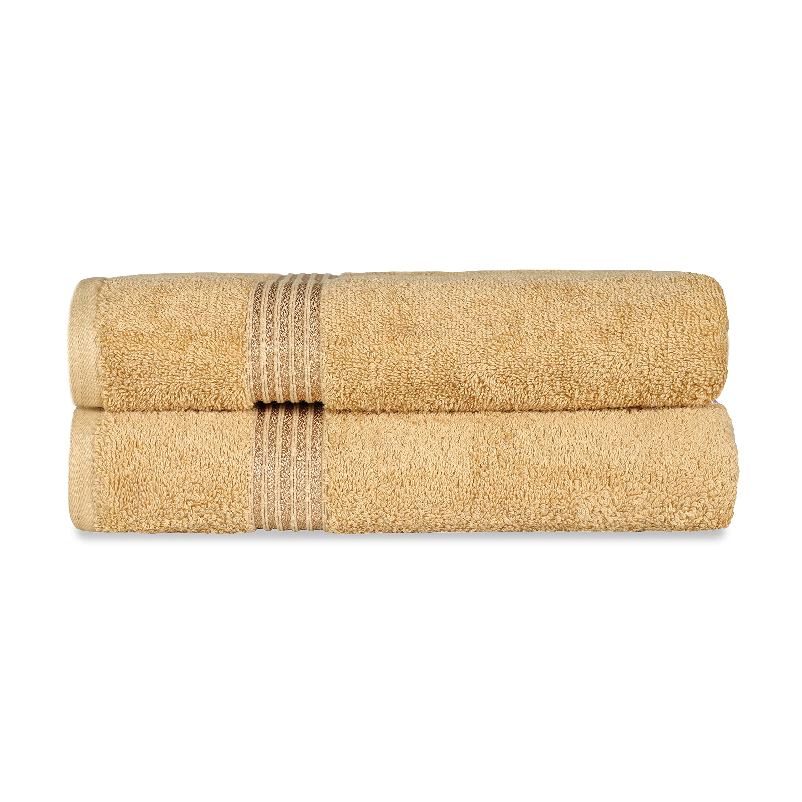 Amazon.com: Superior Egyptian Cotton 2-Piece Bath Sheet Towel Set ...