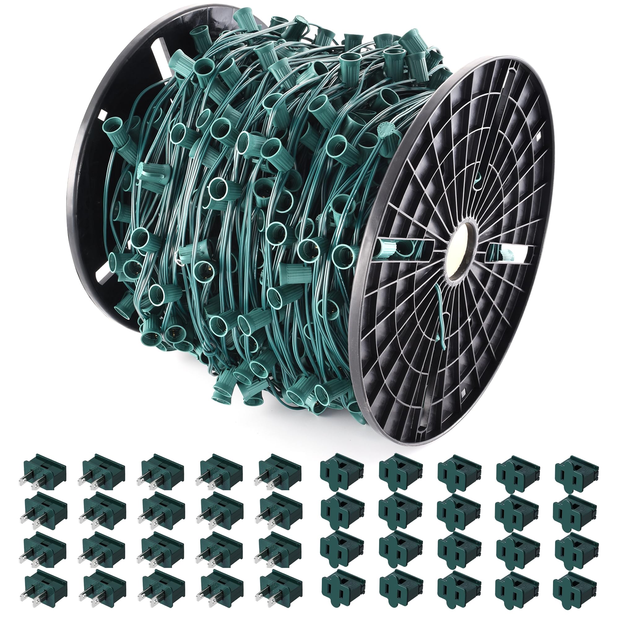 Amazon.com: Ultimate Unicorn 1000 FT C9 Light Socket Set Spool ...