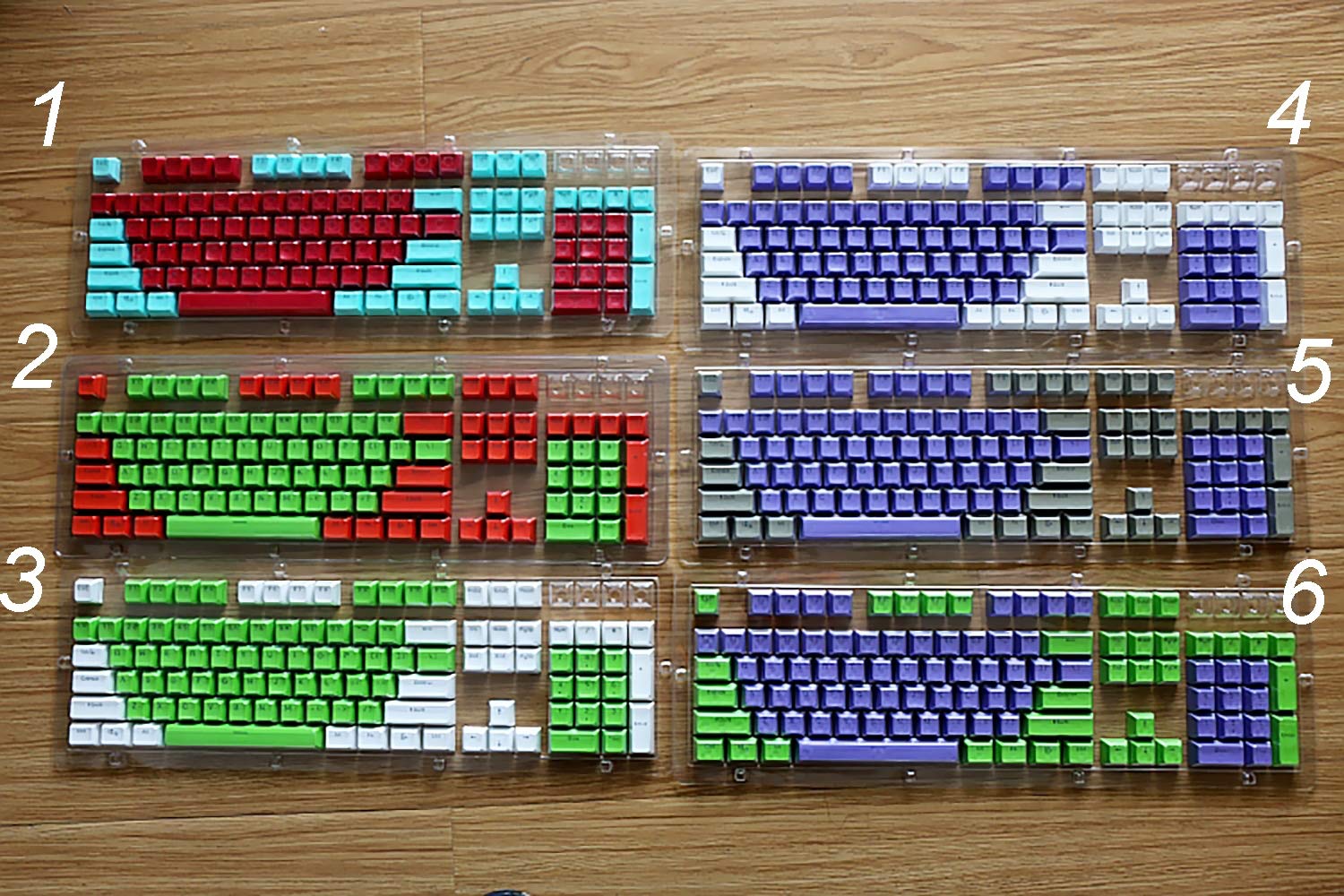 Buy SA Keycaps, Pbt Doubleshot Keycap, 104-Key Transparent Letter Key ...