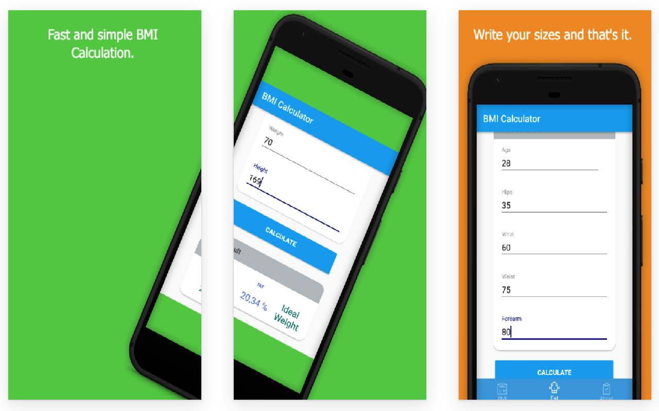 BMI Calculator - Simple fat detector and advises (100% Rebate, NOW FOR ...