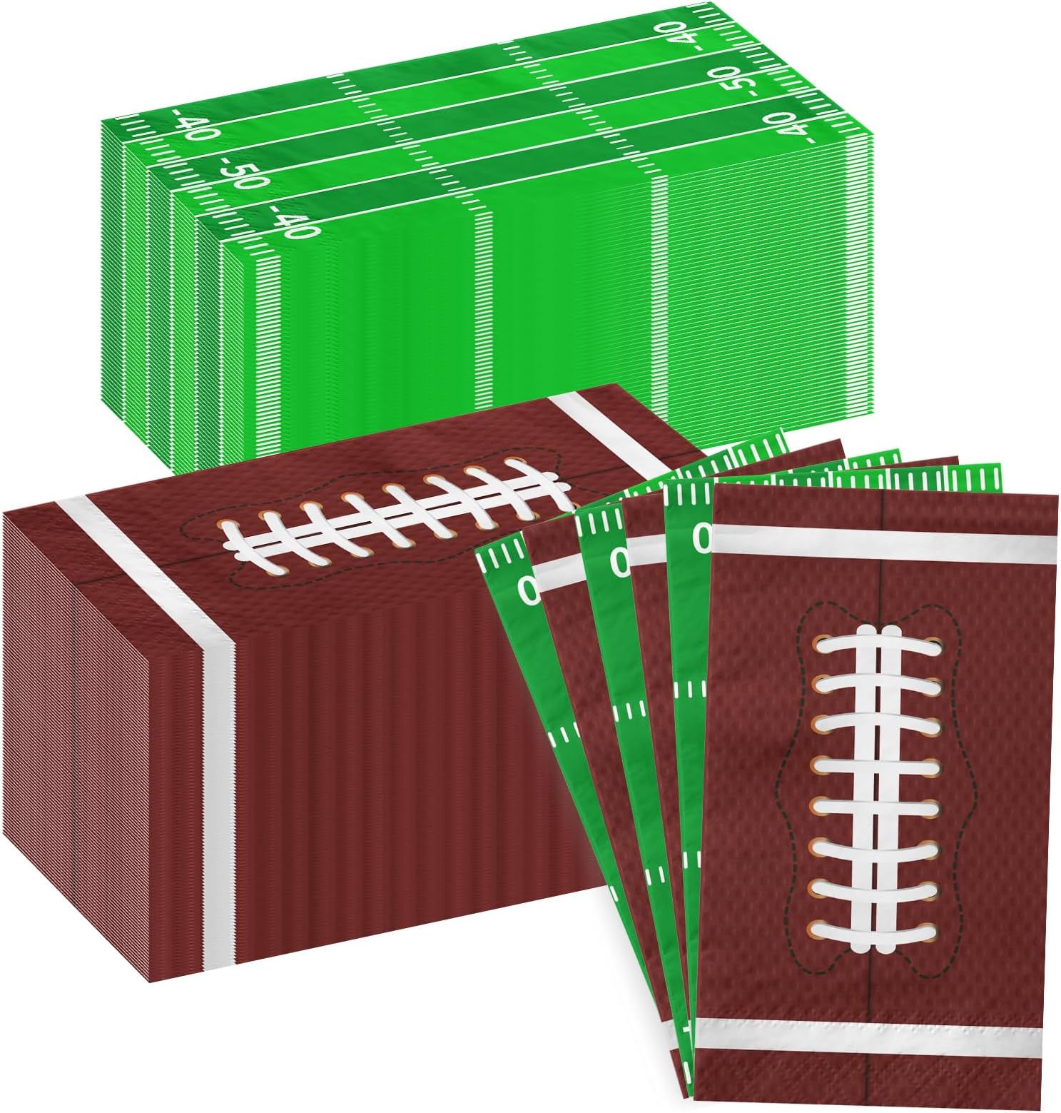 Amazon.com: Football Party Supplies,50Pcs Football Napkins Football ...
